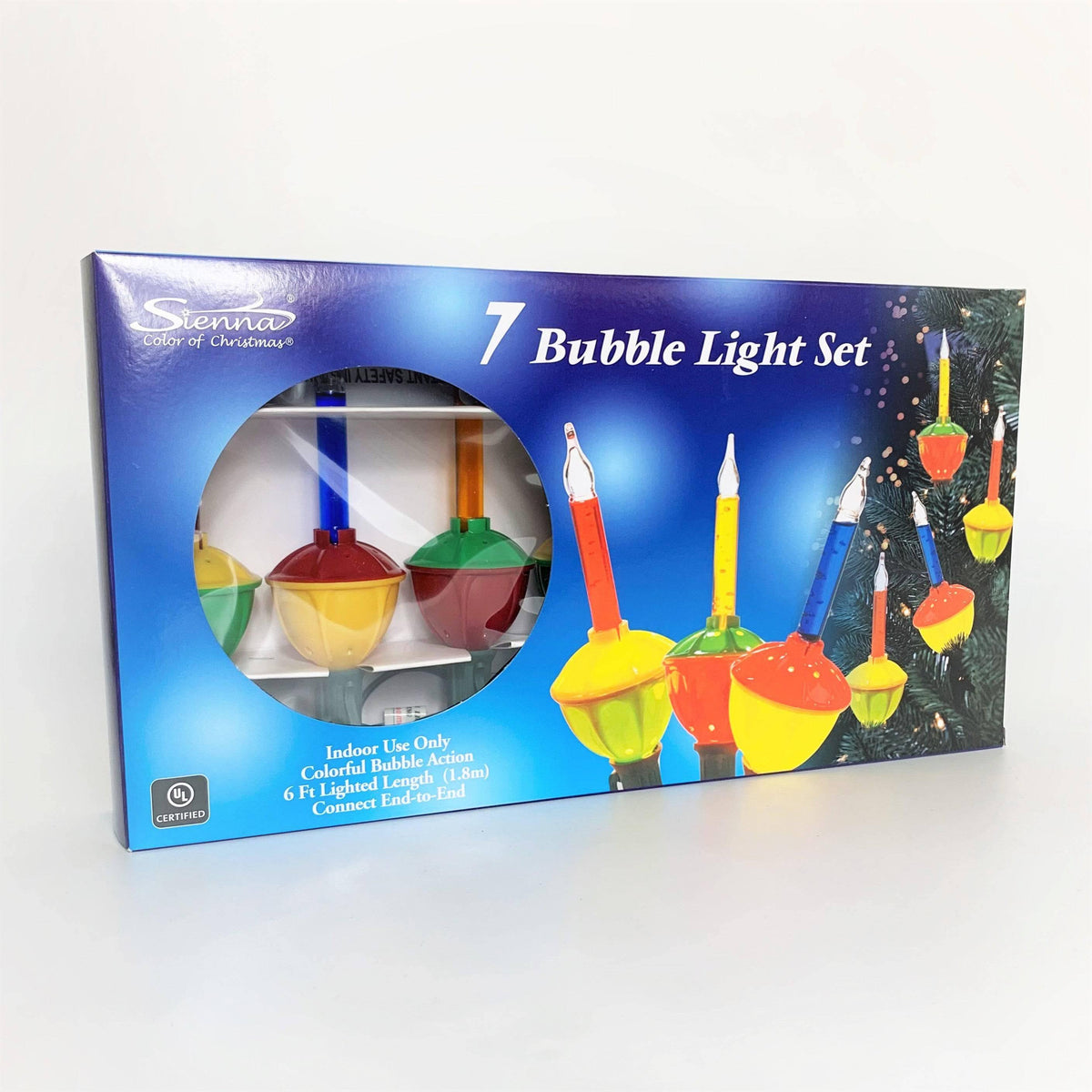 coloured bubble light