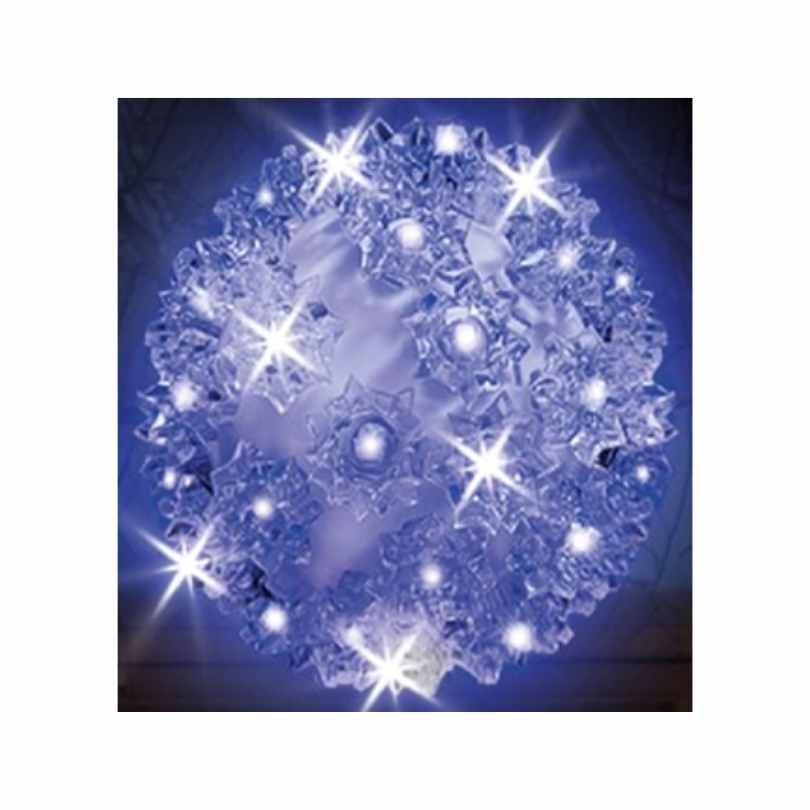 Crystal Sphere LED Light – Blue – 5.5-Inch