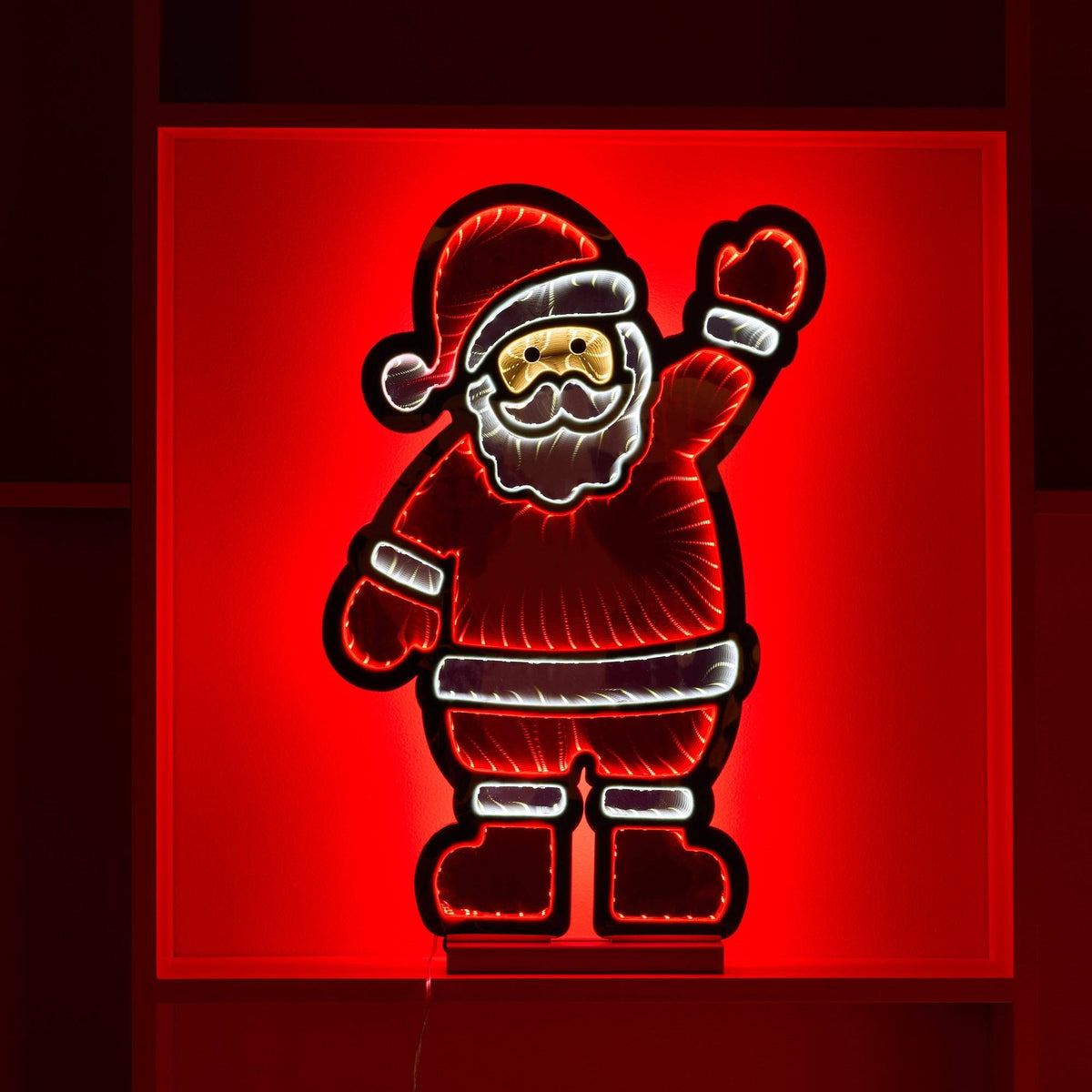 Infinity Light – Waving Santa – 23”