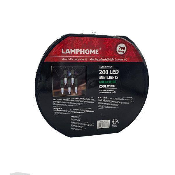 Incandescent Style LED 200 ct. String Lights Cool White