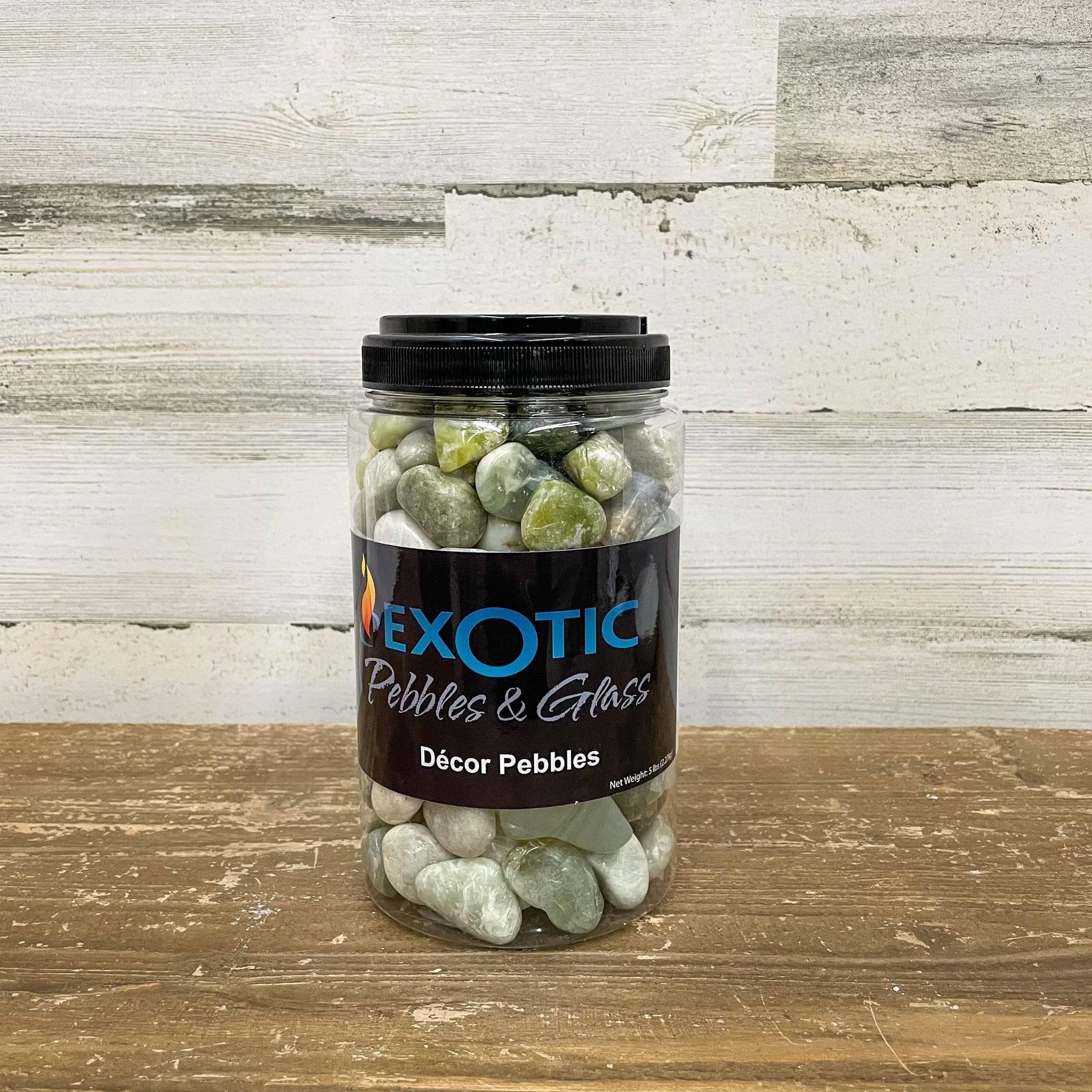 Exotic Pebbles - Polished Jade Pebbles - 5 lb.