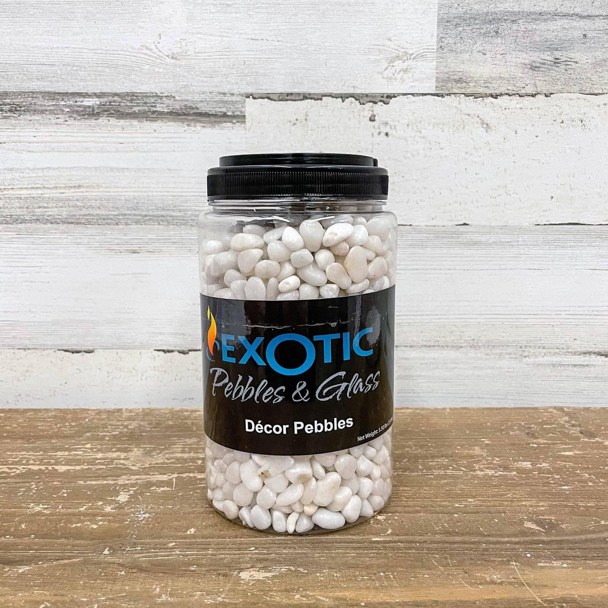 Exotic Pebbles - Snow White Gravel - 5.5 lb.