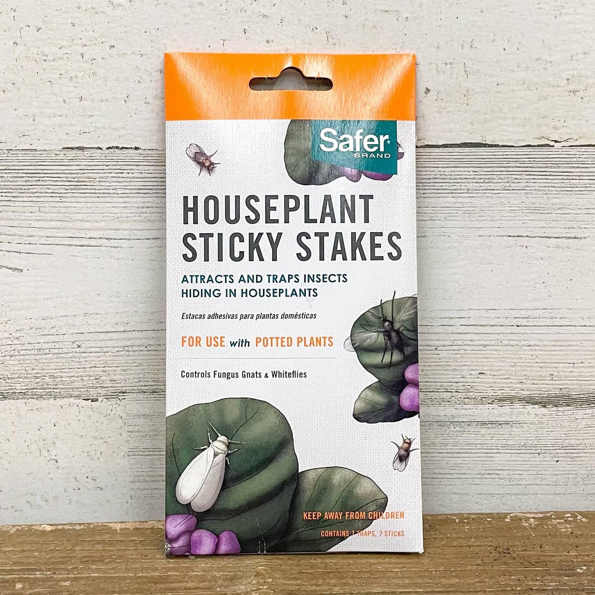 Safer® Brand - Houseplant Sticky Traps - 7pk.