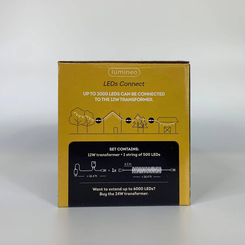 Cluster Twinkle LED 500 ct. String Lights Multi-Colored