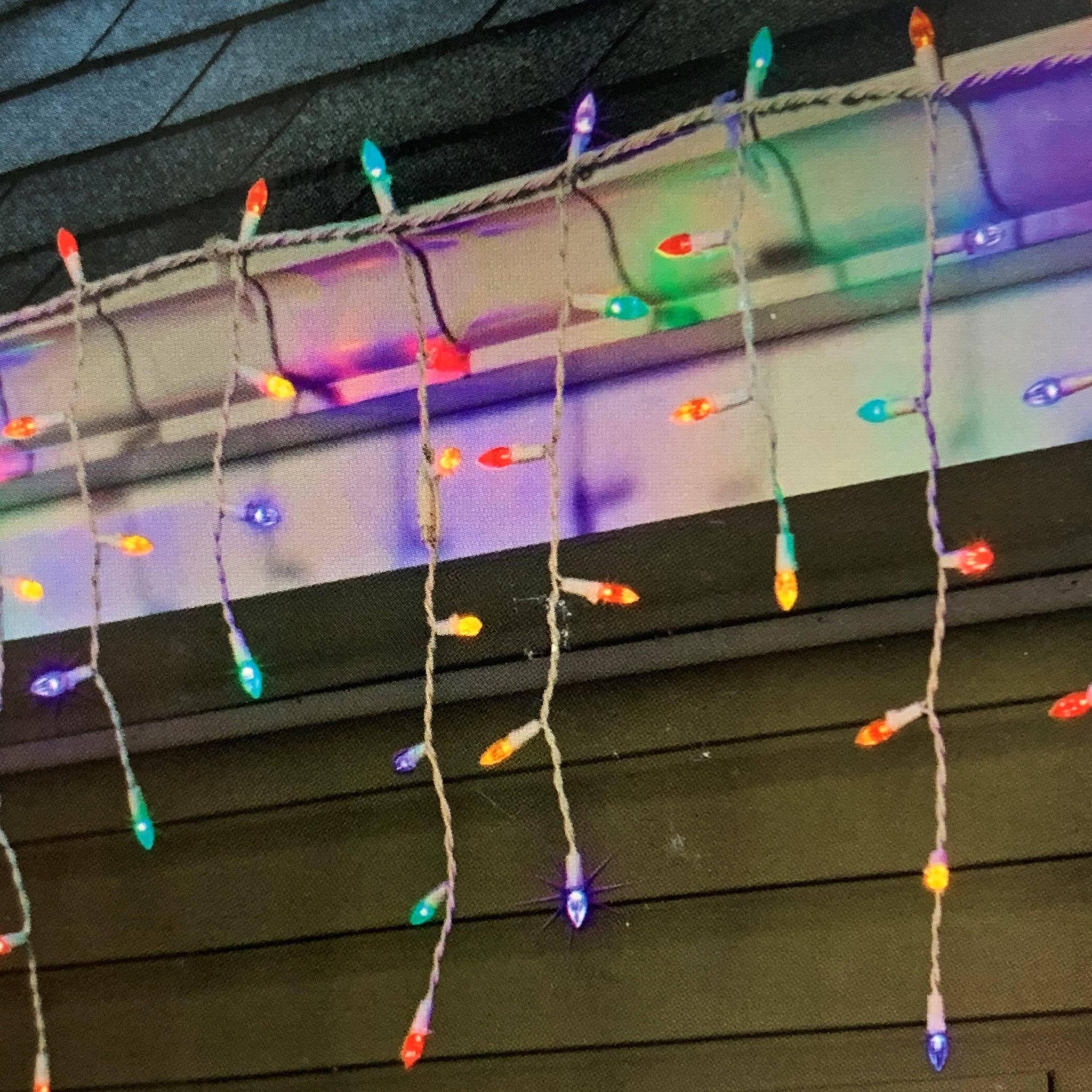 Icicle-Style LED 105 ct. C3 Light String Multi-Colored