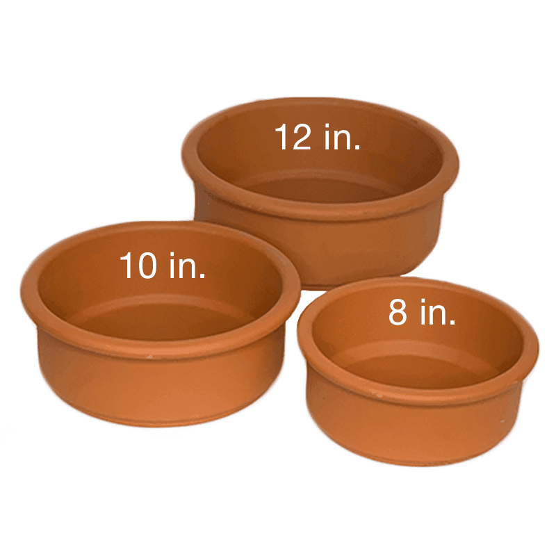Terra Cotta Clay Bulb Pan Planter - 8 inch